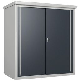 Garten-Geräteschrank TRIMETALS "Guardian" Gerätehäuser grau (anthrazit)