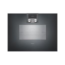 GAGGENAU BS451101 Dampfbackofen 60 cm Serie 400 Antrazit Türanschlag links Be...