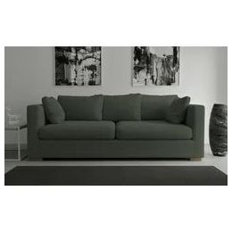 Guido Maria Kretschmer Home & Living 2,5-Sitzer GUIDO MARIA KRETSCHMER HOME & LIVING "Arles" Sofas Gr. B/H/T: 220cm x 80cm x 113cm, Webstoff, grün (khaki) extra tiefe Sitzfläche, in diversen Stoffqualitäten