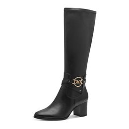 Marco Tozzi Stiefel Damen Gr&ouml;&szlig;e 42 gold / schwarz Winterschuhe