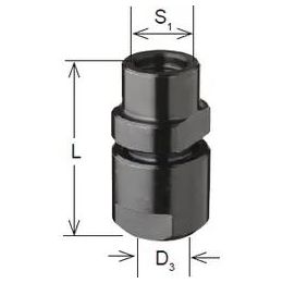 Spannzangenfutter C796 Schaft M12x1,0mm – Länge 38mm