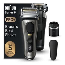 Braun Series 9 Pro+ 9565cc Wet & Dry Elektrorasierer, Trimmer, dunkelgrau 218221