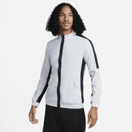 Nike Dri-FIT Academy Strick-Fußball-Track-Jacket für Herren (Stock) - Grau