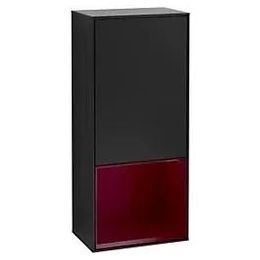 Villeroy & Boch Villeroy und Boch Finion Seitenschrank G550HBPD 41,8cm, rechts, Emotion, Regal unten Peony Matt, Black matt lacquer