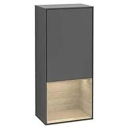 Villeroy & Boch Villeroy und Boch Finion Seitenschrank G550PCGK 41,8cm, rechts, Emotion, Regal unten Oak Veneer, Anthracite matt