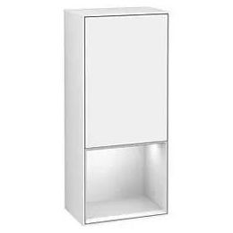 Villeroy & Boch Villeroy und Boch Finion Seitenschrank G550MTGF 41,8cm, rechts, Emotion, Regal unten White Matt, Glossy white lacquer