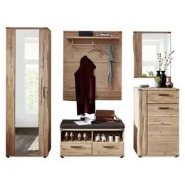 Linea Natura Garderobenkombination Set 80 BOSTE - B/H/T ca. 261,00x205,00x41,00