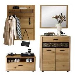 Linea Natura Garderobenkombination Set 83 MONTANA - B/H/T ca. 195,00x203,00x39,00