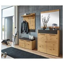 Garderobe Voss LEVIO Set 04 Balkeneiche mit farblicher Absetzung