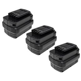 Extensilo passend für Dewalt DW004K, DW004K-2, DC224KB, DW004, DC223KB, DC224KA, Akku NiMH 3300 mAh, schwarz