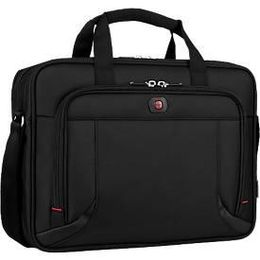 Laptop Tasche Wenger Prospectus, Laptop bis 16", Laptop- & Tabletfach, Trolleybefestigung, B 420 x H 330 x L 150 mm, 15 l, Polyester, schwarz