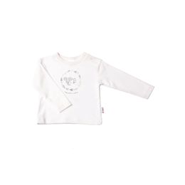 Liliput M&auml;dchen Langarmshirt "nature", beige, Gr. 62, bedruckt, 100% Baumwolle, Shirts, mit Druckkn&ouml;pfen auf der Schulter