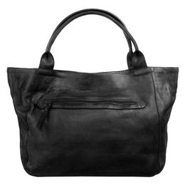 XZONE X-ZONE Damen Shopper, schwarz, Leder, vintage, Taschen, echt Leder