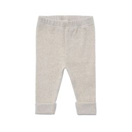 Liliput Jungen Strickhose, grau, Gr. 50, unifarben, 95% Baumwolle, 5% Polyester, Hosen, mit elastischem Bündchen