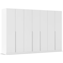 Drehtürenschrank Rauch "Kleiderschrank Schrank Garderobe AGORDO mit Dekor- oder Hochglanzfront" Schränke Gr. B/H/T: 315 cm x 210 cm x 54 cm, 7 St., weiß (alpinweiß) durchdachte Innenausstattung, in 6 Breiten und 2 Höhen MADE IN GERMANY Bestseller