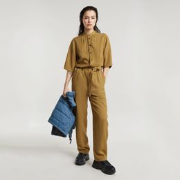 G-Star Raw Fluid Jumpsuit - Beige - Damen