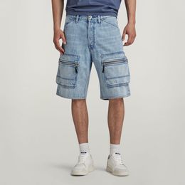 G-Star Raw Denim Cargo Loose Shorts - Hellblau - Herren