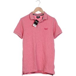 Superdry Herren Poloshirt, pink, Gr. 48