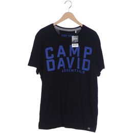 CAMP DAVID Herren T-Shirt, schwarz, Gr. 56