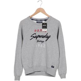 Superdry Damen Sweatshirt, grau, Gr. 38