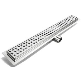 Hux - Home Duschrinne 60 cm Edelstahl, 3-reihig gelocht