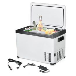 Outsunny Kühlbox Auto 30L mit LCD-Anzeige Autokühlschrank elektrisch Boot