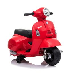 Vespa Kinder Elektrofahrzeug, Elektro Motorrad, rot