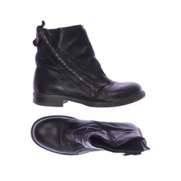 Moma Damen Stiefelette, schwarz, Gr. 37