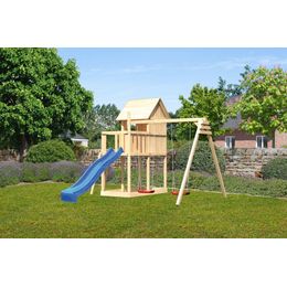 Spielturm Konifera "Finni" Spieltürme beige (natur, rot) Kinder BxTxH: 347x264x291 cm