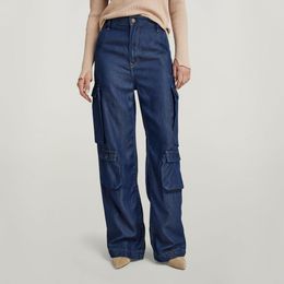 G-Star Raw Deck 2.0 Chino Cargo Jeans - Dunkelblau - Damen