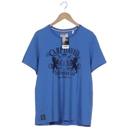 CAMP DAVID Herren T-Shirt, blau, Gr. 54