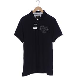 CAMP DAVID Herren Poloshirt, schwarz, Gr. 54