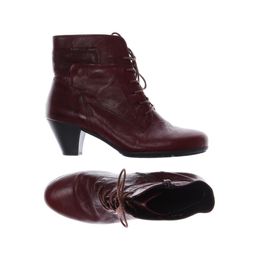 Gabor Damen Stiefelette, bordeaux, Gr. 5