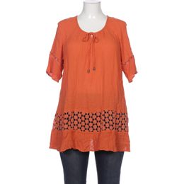 Ulla Popken Damen Bluse, orange, Gr. 46