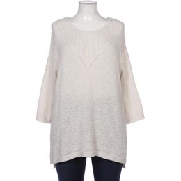 Ulla Popken Damen Pullover, cremeweiß, Gr. 50