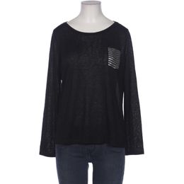 comma, Comma Damen Langarmshirt, schwarz, Gr. 38