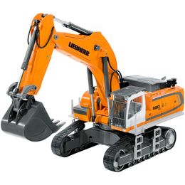 RC-Bagger Siku "Siku Control, RC LIEBHERR R980 SME Raupenbagger (6740)", orange, Fernlenkfahrzeuge, KinderB:15,8cm H:41,3cm T:19,7cm, Metall, Kunststoff, Made in Europe, B:15,8cm H:41,3cm T:19,7cm