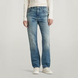 G-Star Raw Viktoria High Straight Jeans - Mittelblau - Damen