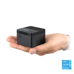 CSL Mini-PC "Tiny Box" Computer 2m HDMI Kabel Gr. Microsoft Windows 11 Pro (64 Bit), 4 GB RAM 1000 GB SSD, schwarz