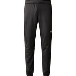 Jogginghose The North Face "REAXION FLEECE JOGGER" Gr. L, N-Gr, schwarz Herren Hosen