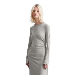 Marc O'Polo Jerseykleid MARC O'POLO "aus TENCEL™ Modal" Gr. S, Normalgrößen, grau Damen Kleider