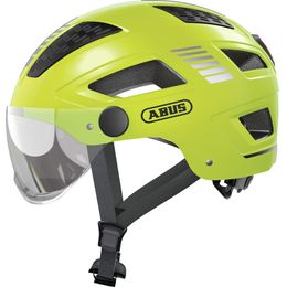 Fahrradhelm Abus "HYBAN 2.0 ACE" Helme Gr. M Kopfumfang: 52 cm - 58 cm, gelb (signal yellow)