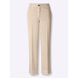 7/8-Hose Heine Gr. 36, Normalgrößen, beige (sand) Damen Hosen