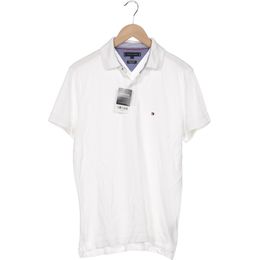 Tommy Hilfiger Herren Poloshirt, weiß, Gr. 48