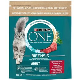 Purina - One Bifensis Adult Beef - Katzenfutter trocken - 800 g