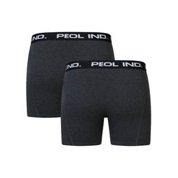 PETROL INDUSTRIES Boxershorts Herren Gr&ouml;&szlig;e XL graumeliert / schwarz / wei&szlig;