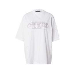 Love Scars T-Shirt Damen Gr&ouml;&szlig;e XXL lila / wei&szlig;