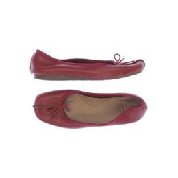 Clarks Damen Ballerinas, rot, Gr. 6