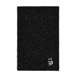 K by KARL LAGERFELD Karl Lagerfeld Schal 'Choupette' Damen Größe One Size schwarz / silber