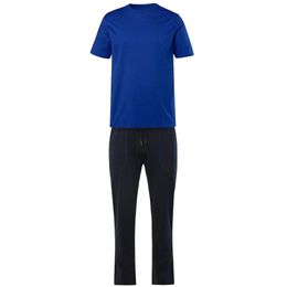 JP1880 Long Pajamas male Blue size 5XL